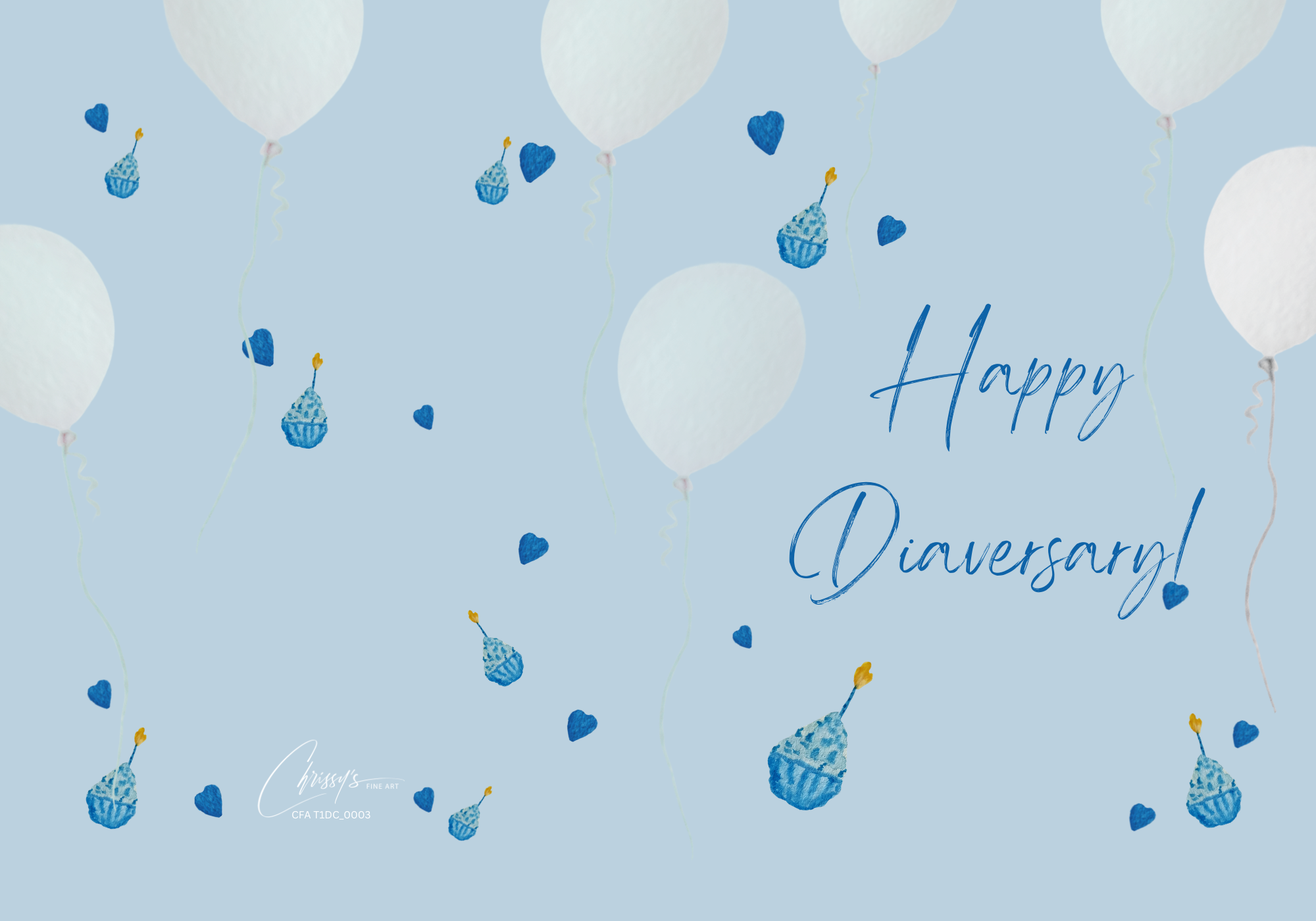 Happy Diaversary! Type 1 Diabetes Greeting Card – Chrissy's Fine Art